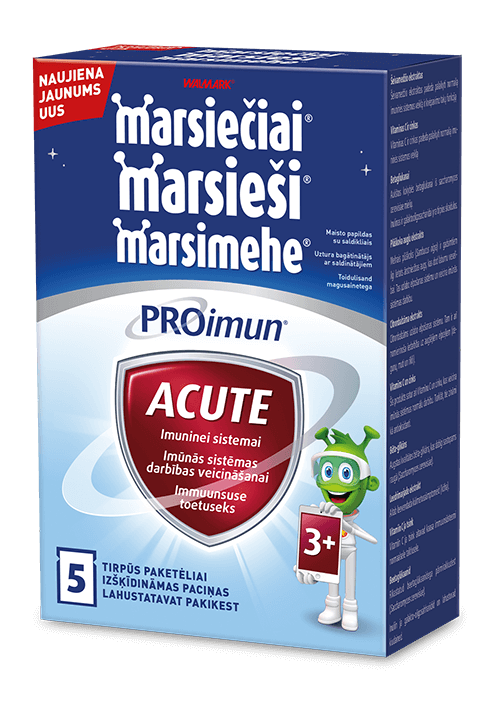 „Marsiečiai“ | „PROimun Akut“ – imuninei sistemai palaikyti